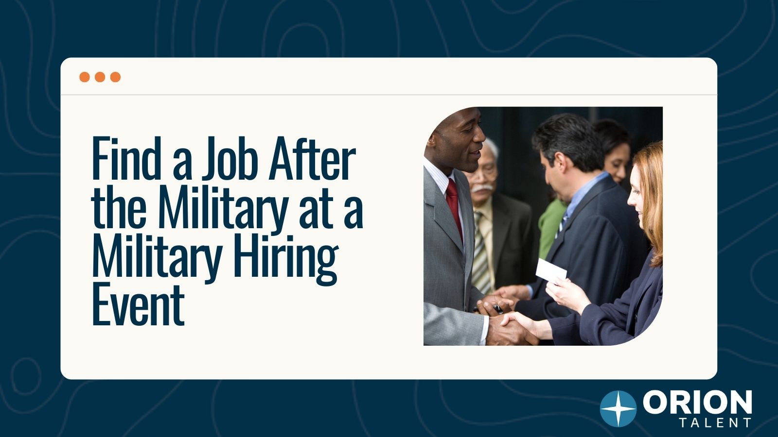 Find a Job After the Military at a Military Hiring Event