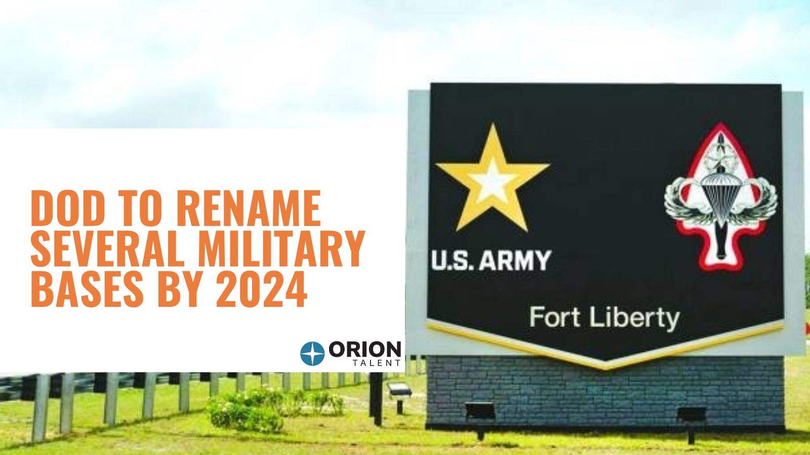 DoD to Rename Several Military Bases by 2024