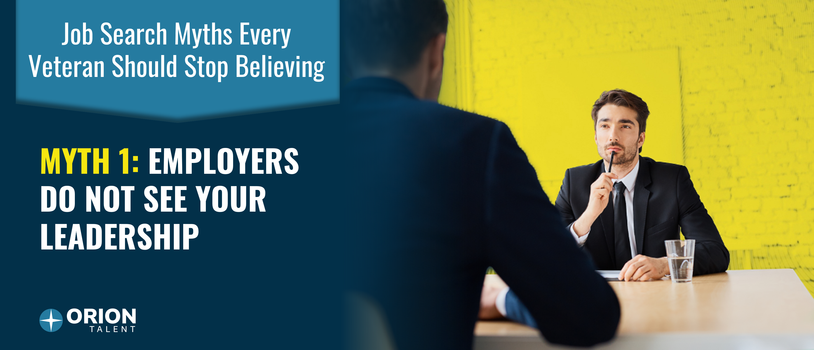 Job Search Myths Every Veteran Should Stop Believing: Myth #1